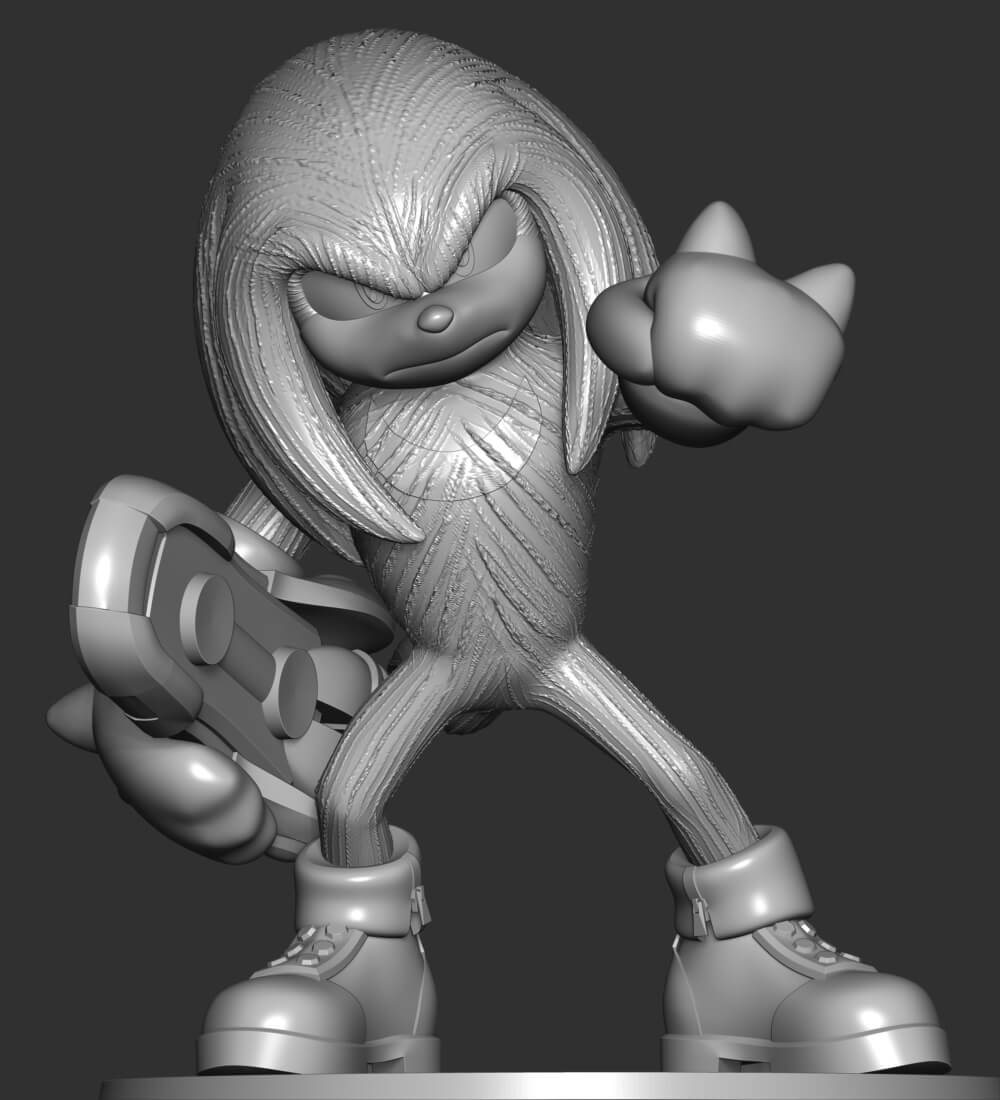 The Knuckles - 3D Model by lovemodel