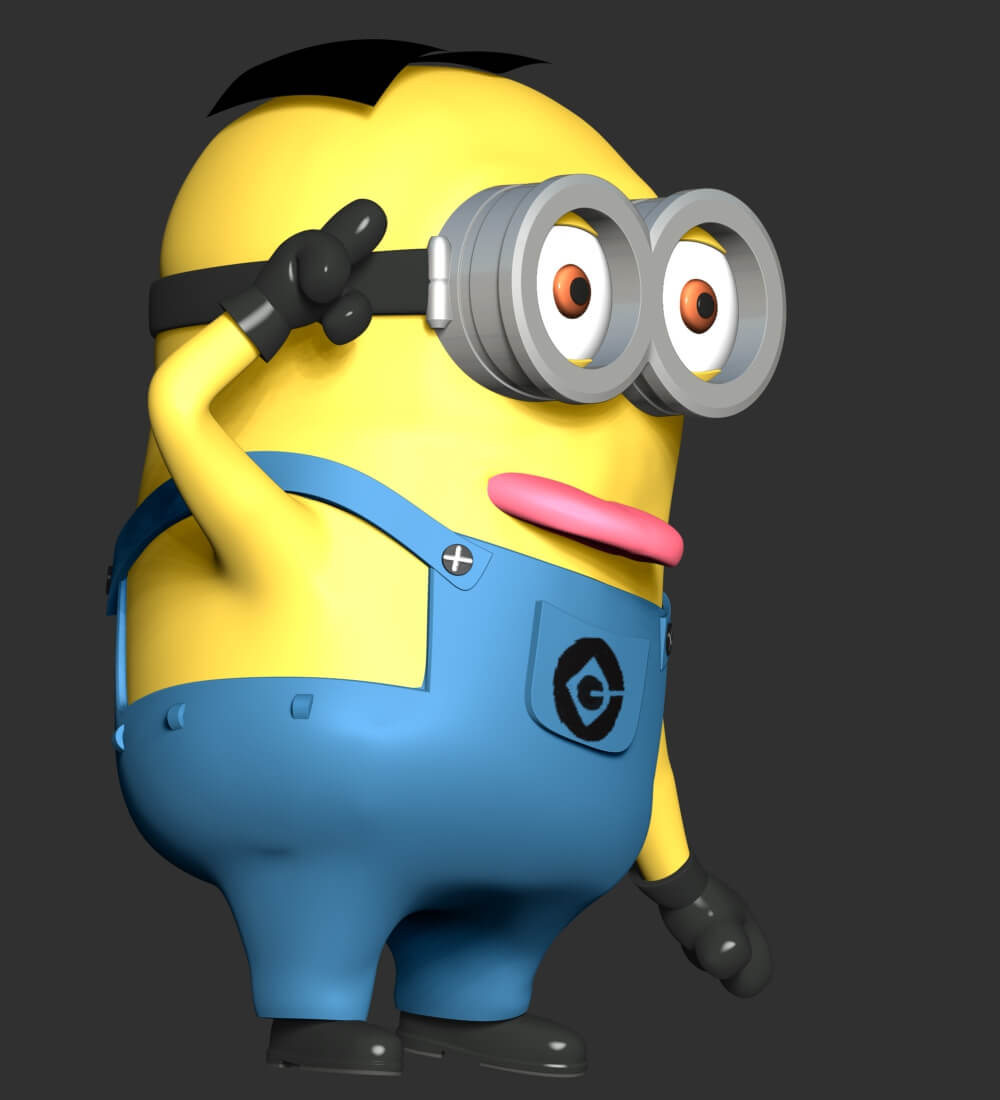 The Minions Dave - 3D Model by lovemodel