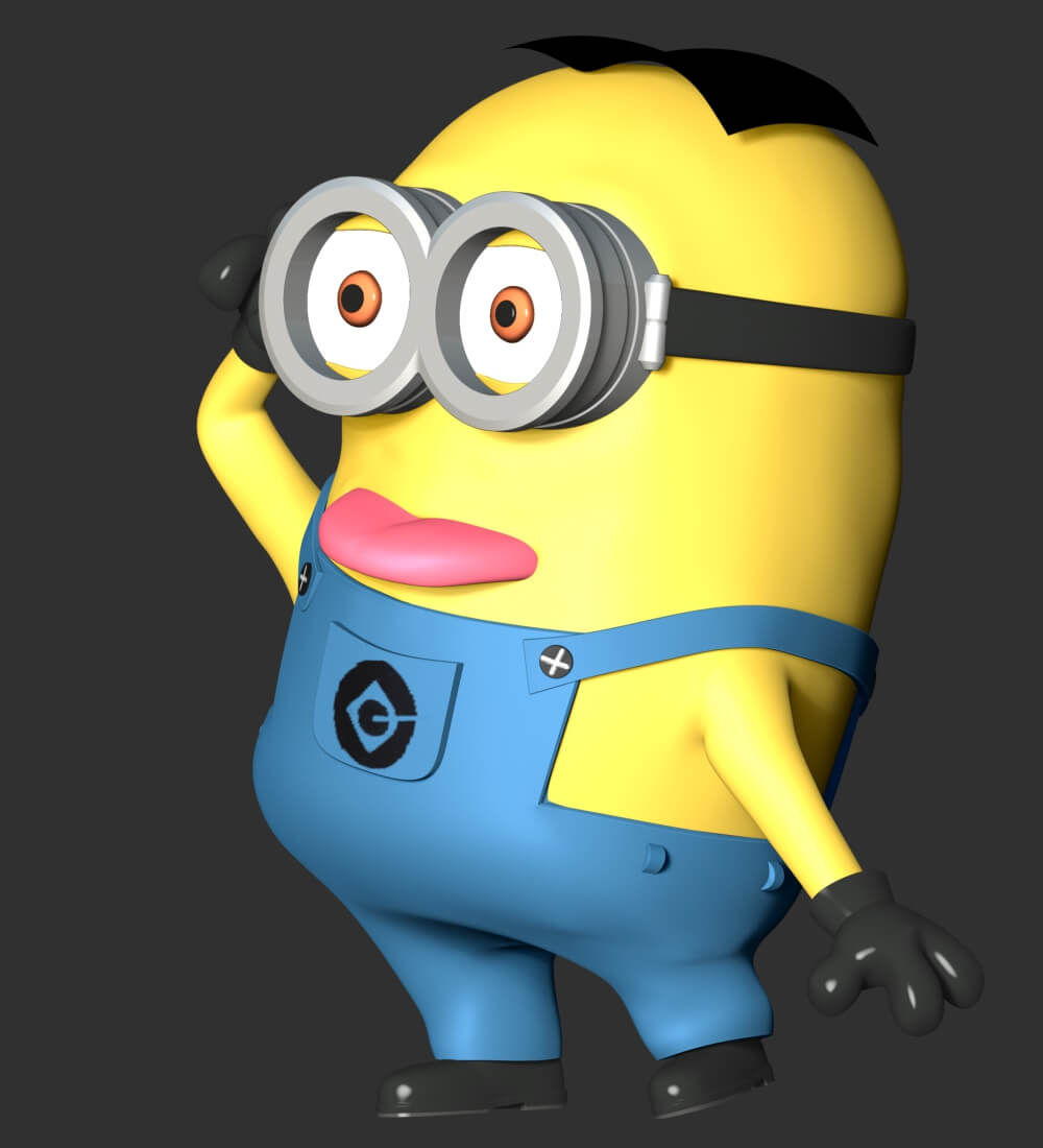 The Minions Dave - 3D Model by lovemodel
