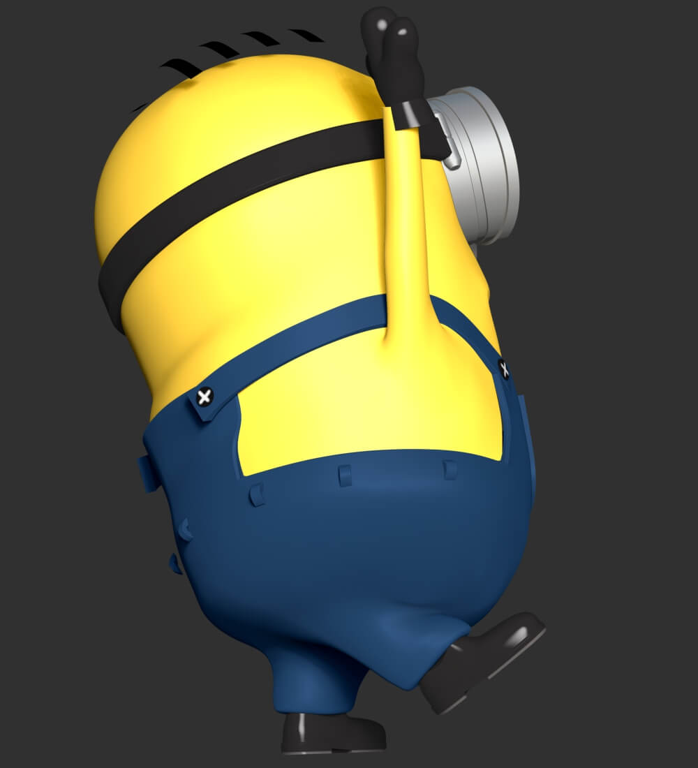 The Minions Happy - 3D Print Model by lovemodel