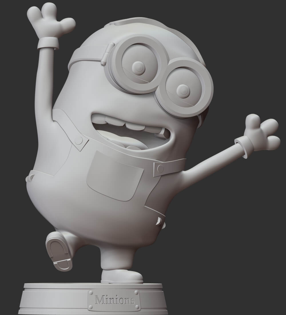 The Minions Happy - 3D Model by lovemodel