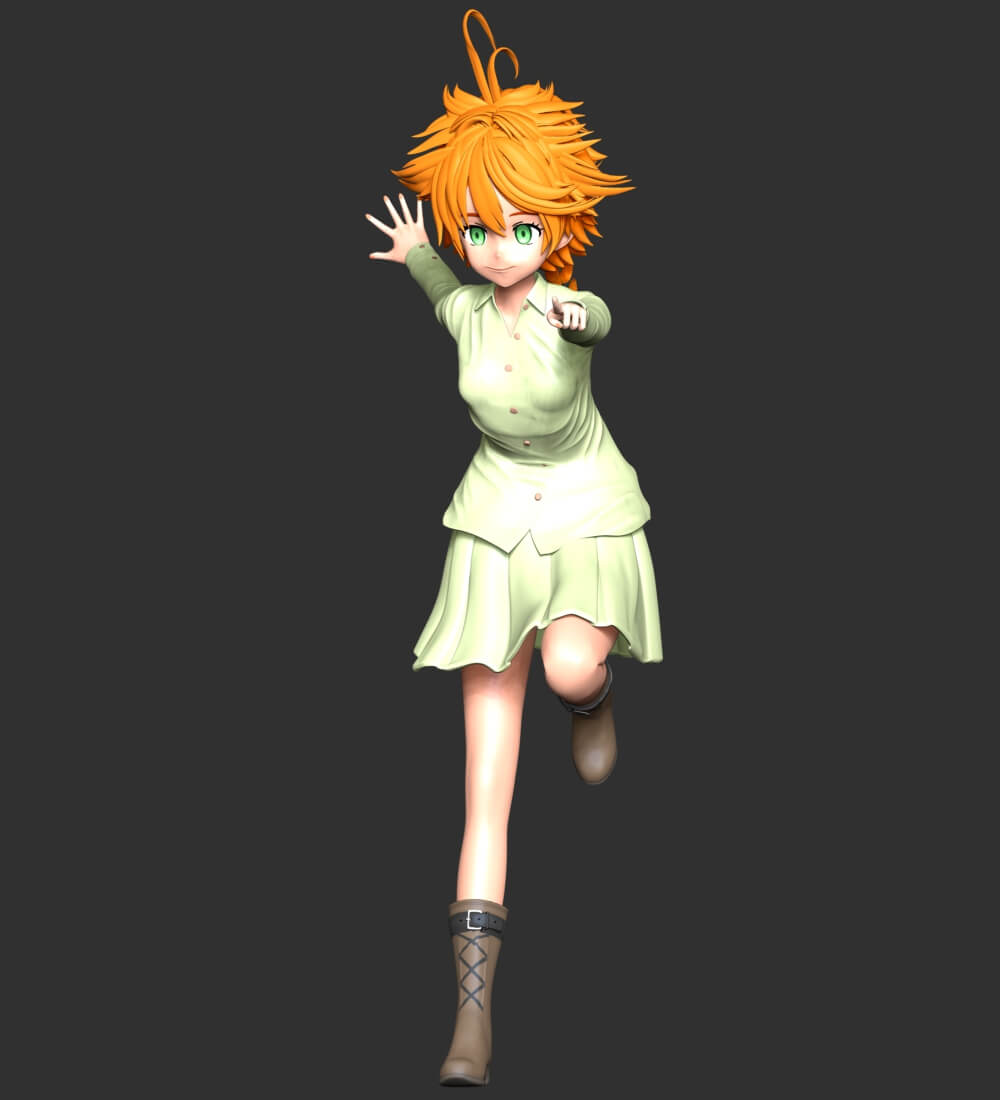 The Promised Neverland - Emma 3D Model by lovemodel