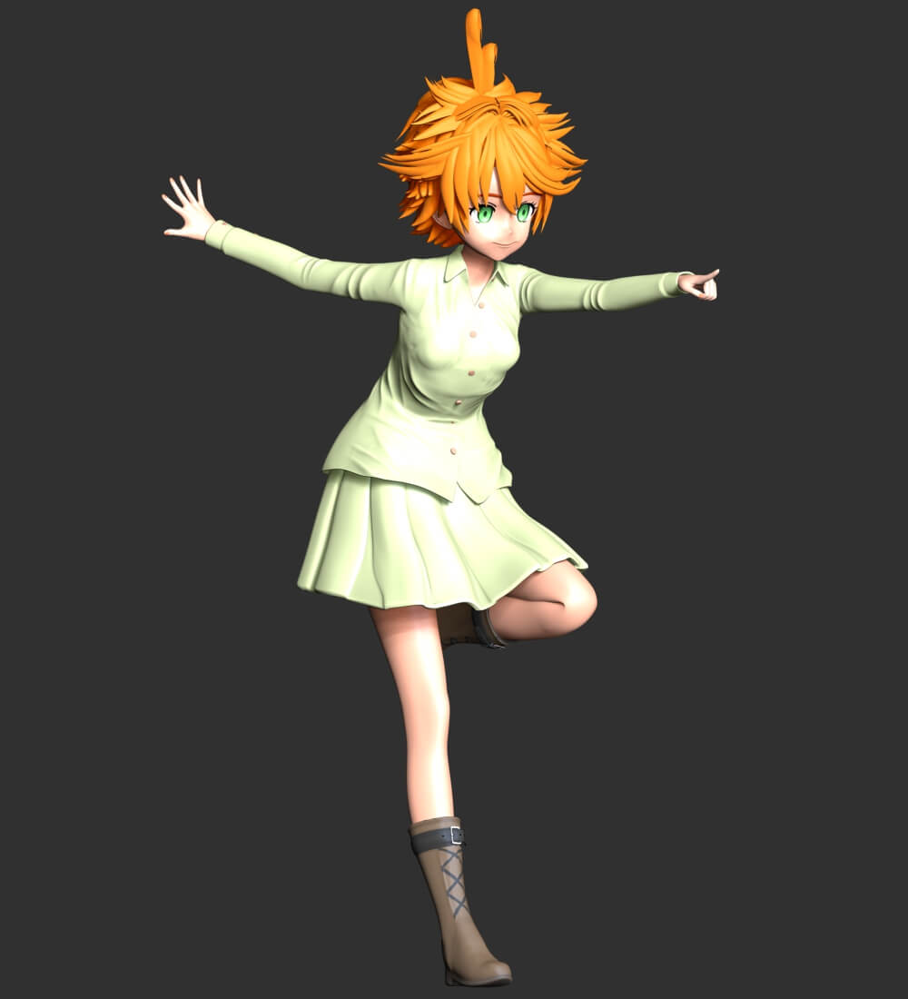 The Promised Neverland - Emma 3D Model by lovemodel
