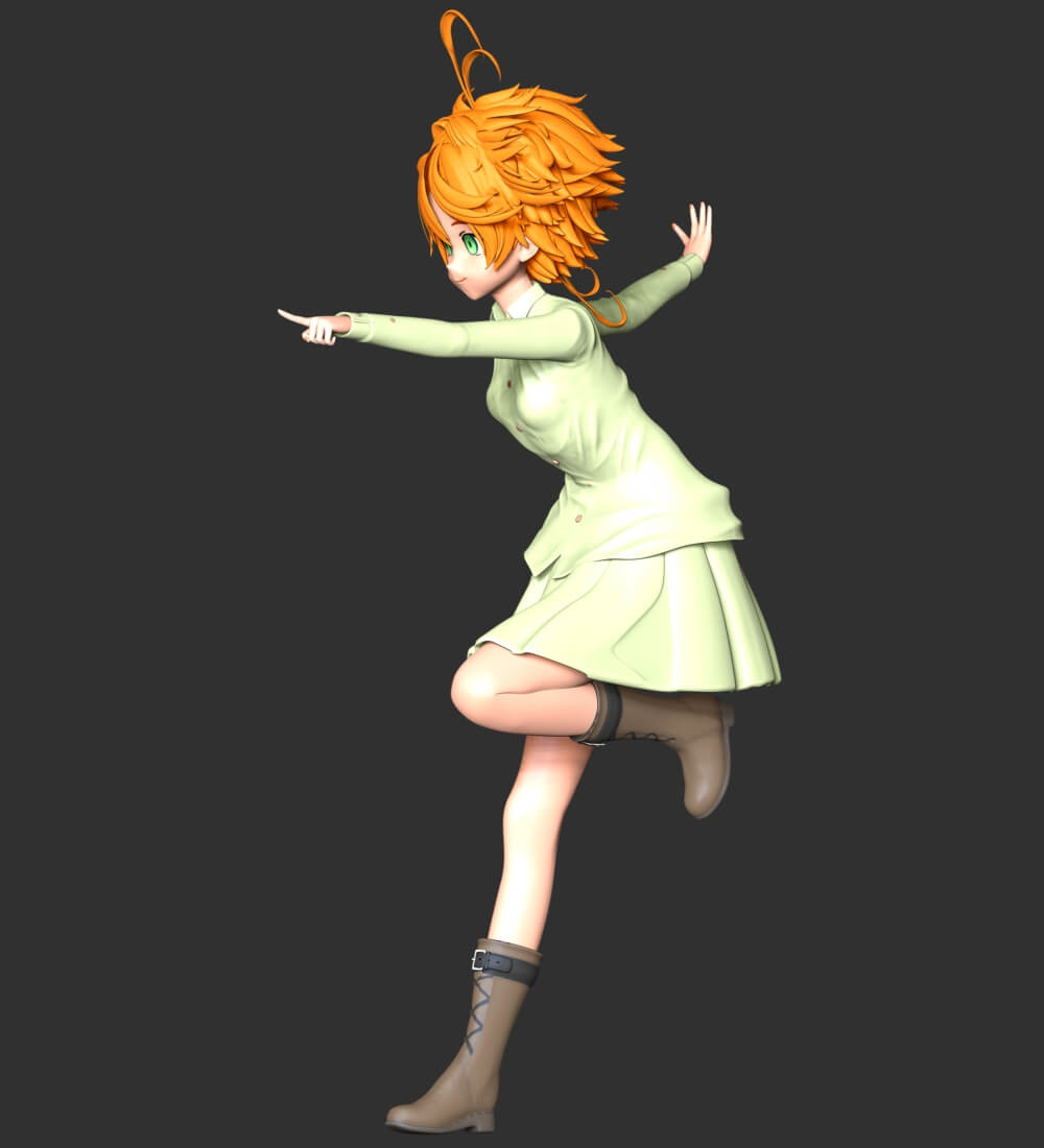 The Promised Neverland - Emma 3D Model by lovemodel