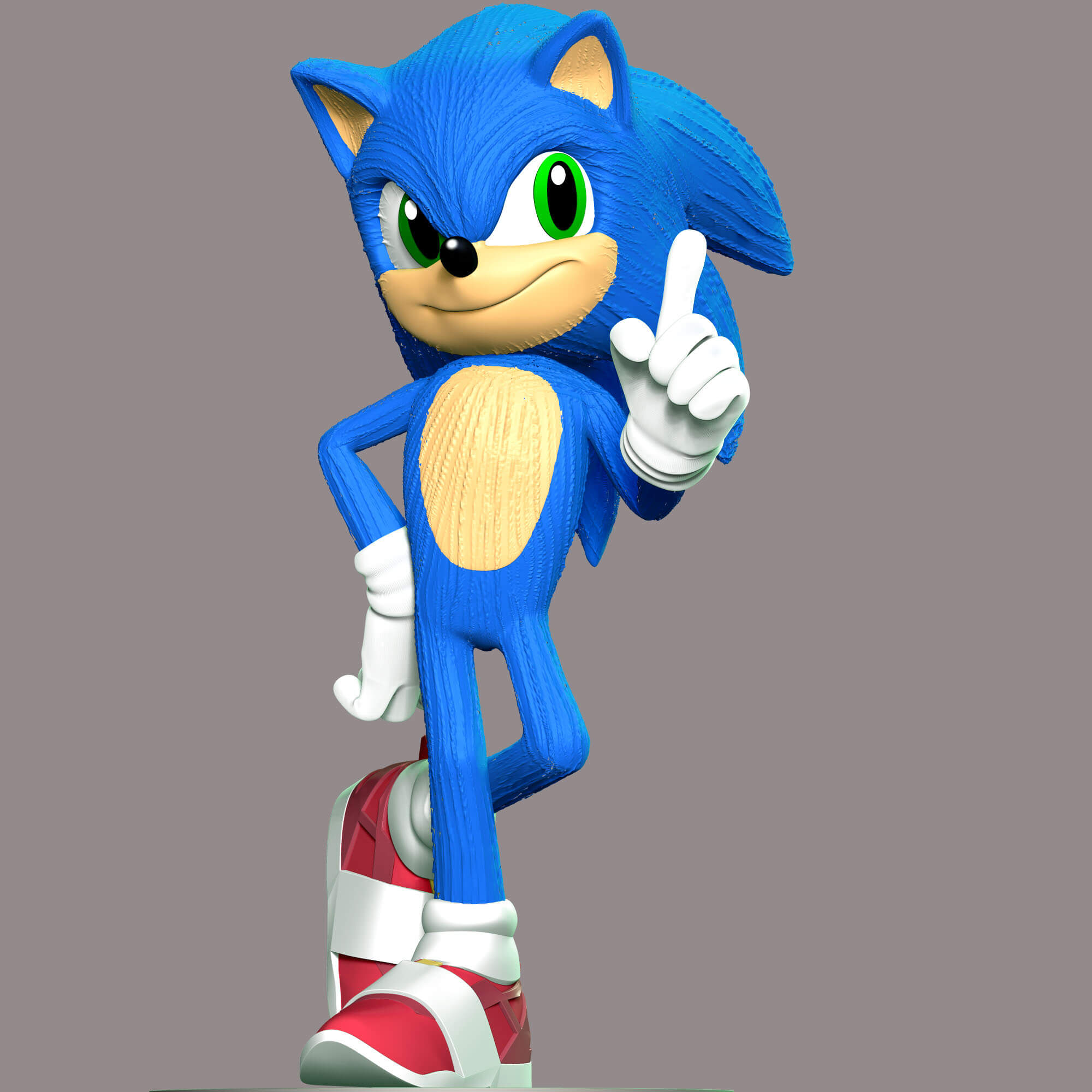 The Sonic Movies - 3D Print Model by lovemodel