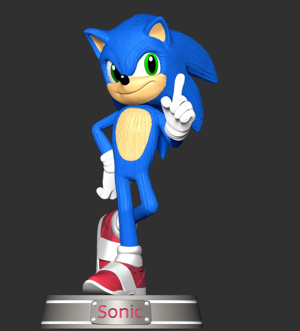 The Sonic Movies - 3D Print Model by lovemodel