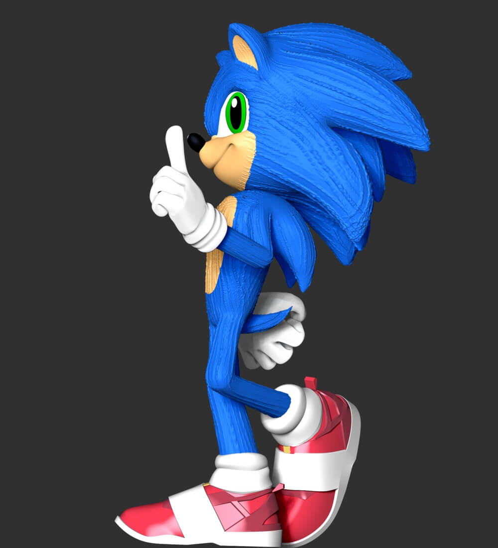 The Sonic Movies - 3D Print Model by lovemodel
