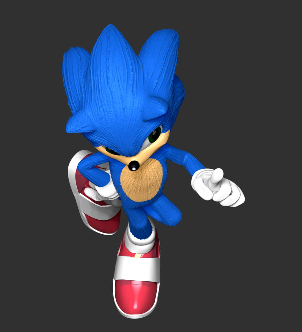 The Sonic Movies - 3D Print Model by lovemodel