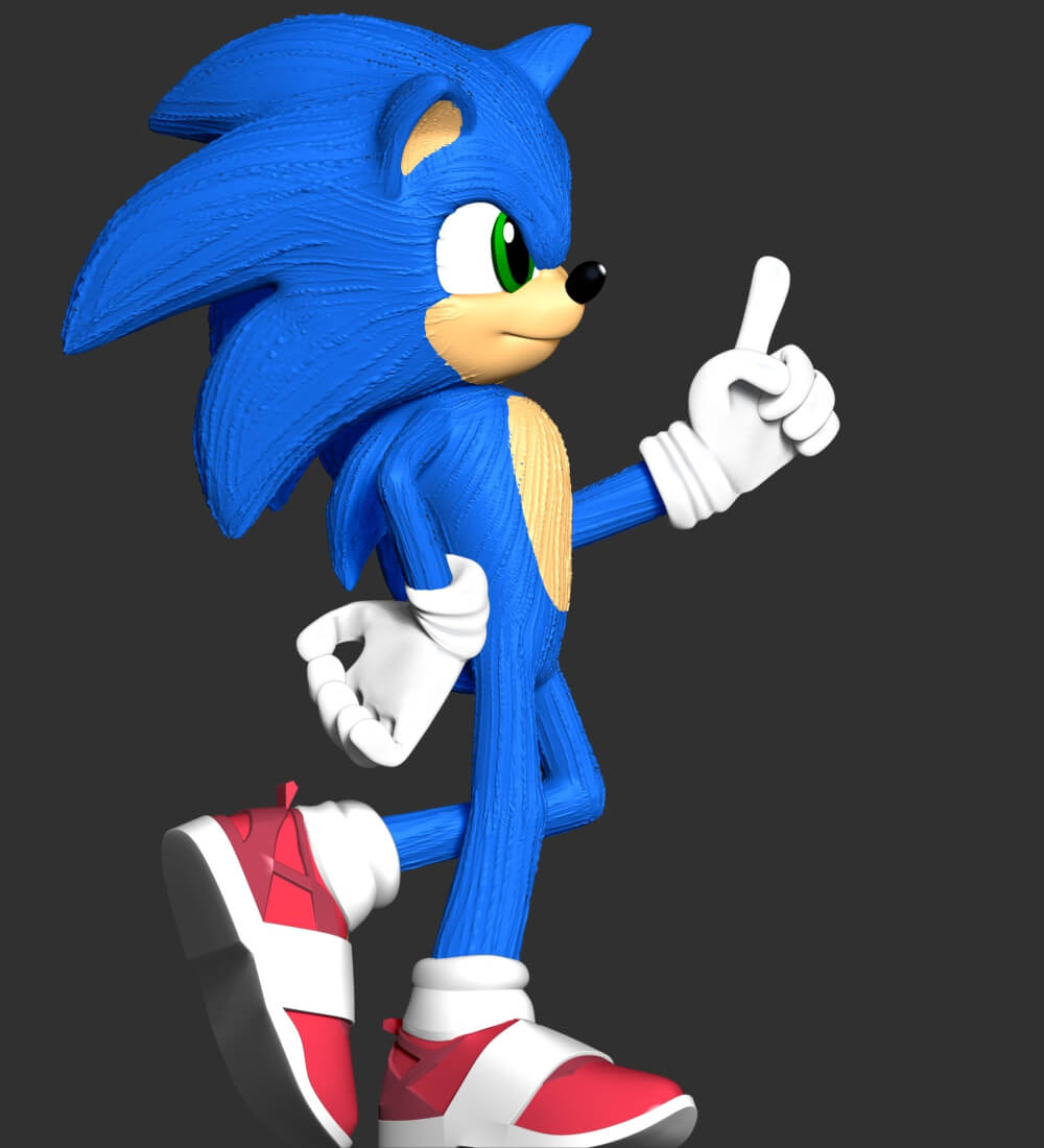 The Sonic Movies - 3D Model by lovemodel