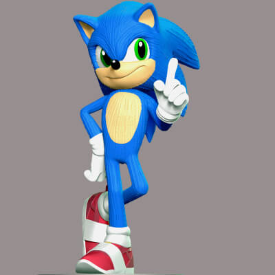 The Sonic Movies - 3D Model by lovemodel