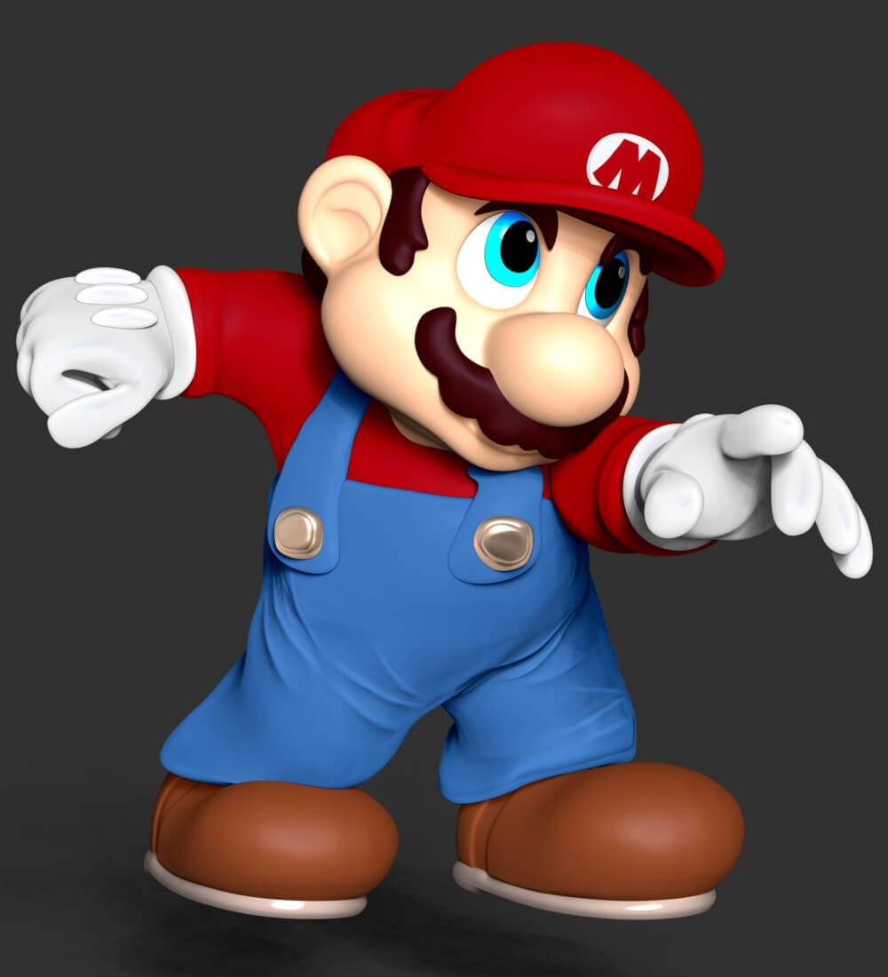 The Super Mario - 3D Print Model by lovemodel