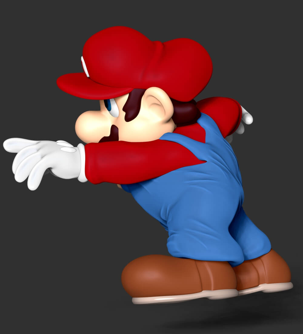The Super Mario - 3D Print Model by lovemodel