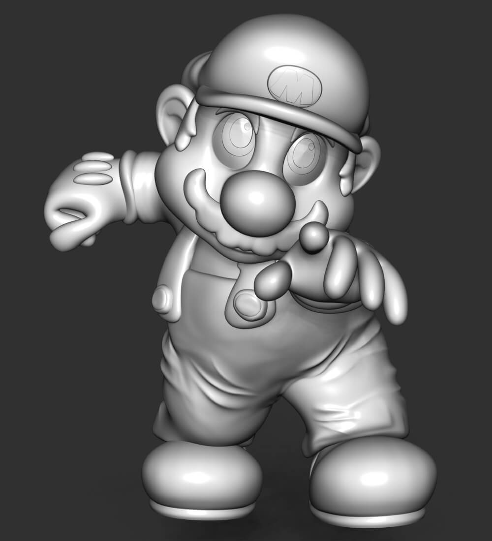 The Super Mario - 3D Print Model by lovemodel