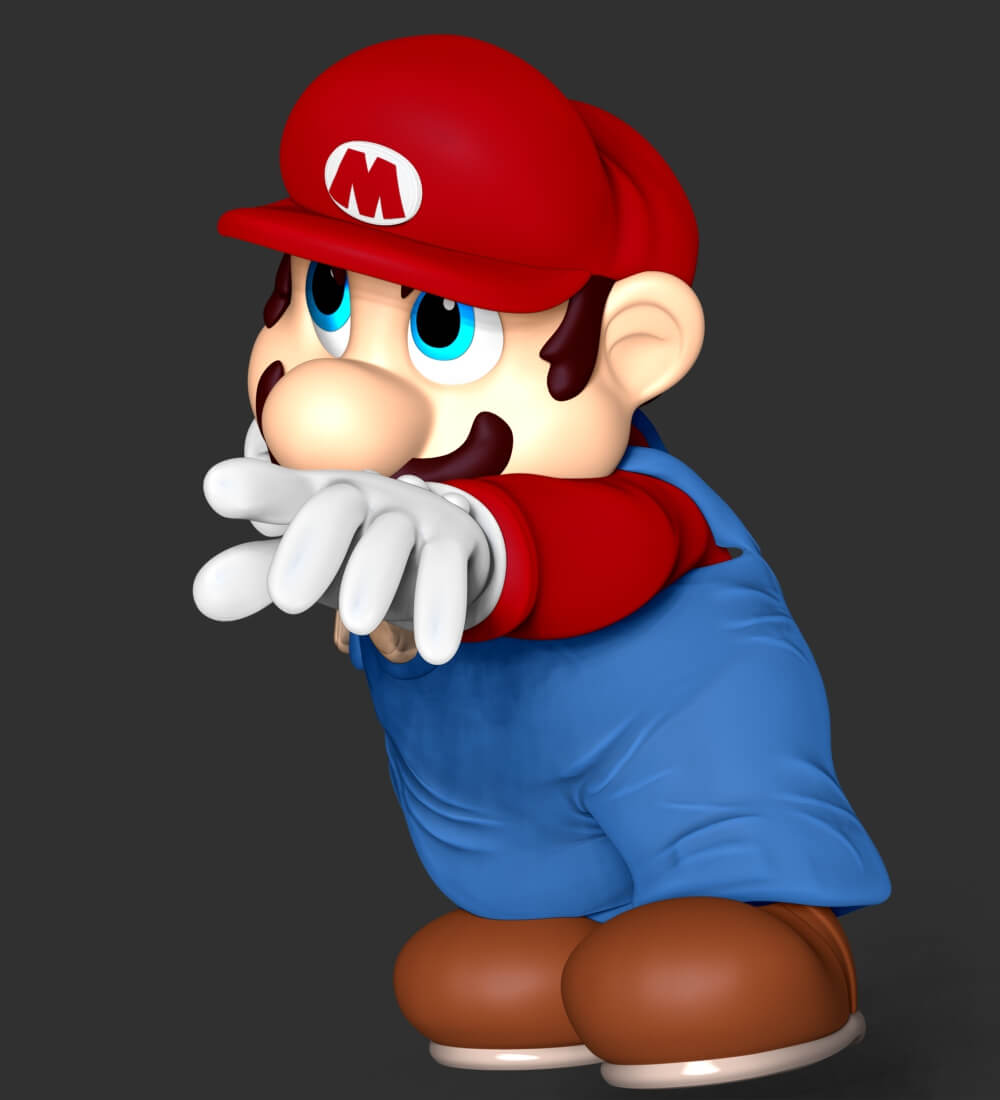 The Super Mario - 3D Print Model by lovemodel