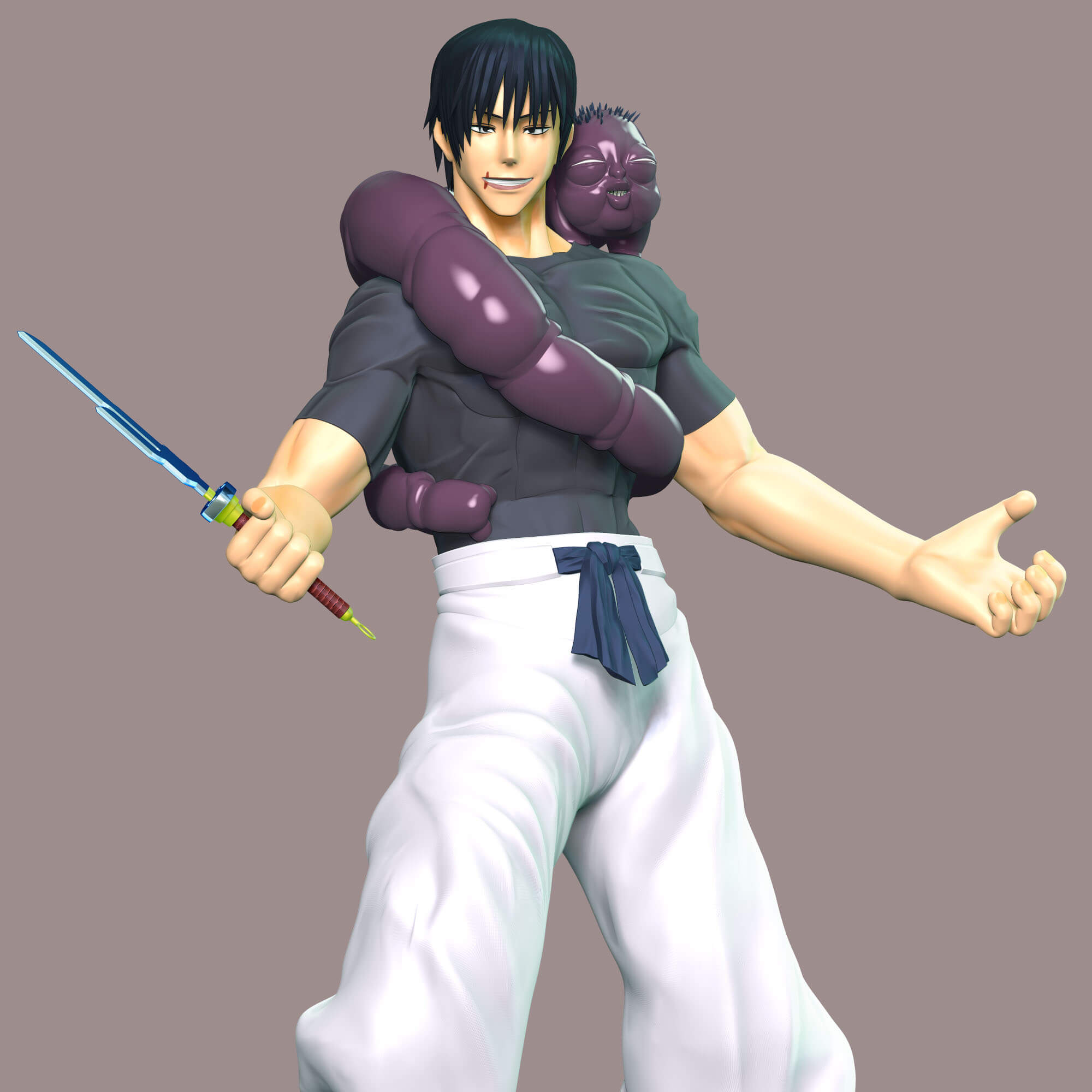 Toji Fushiguro - Jujutsu Kaisen 3D Model by lovemodel