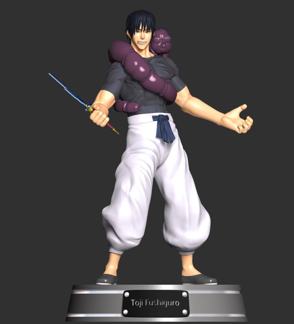 Toji Fushiguro - Jujutsu Kaisen 3D Model by lovemodel