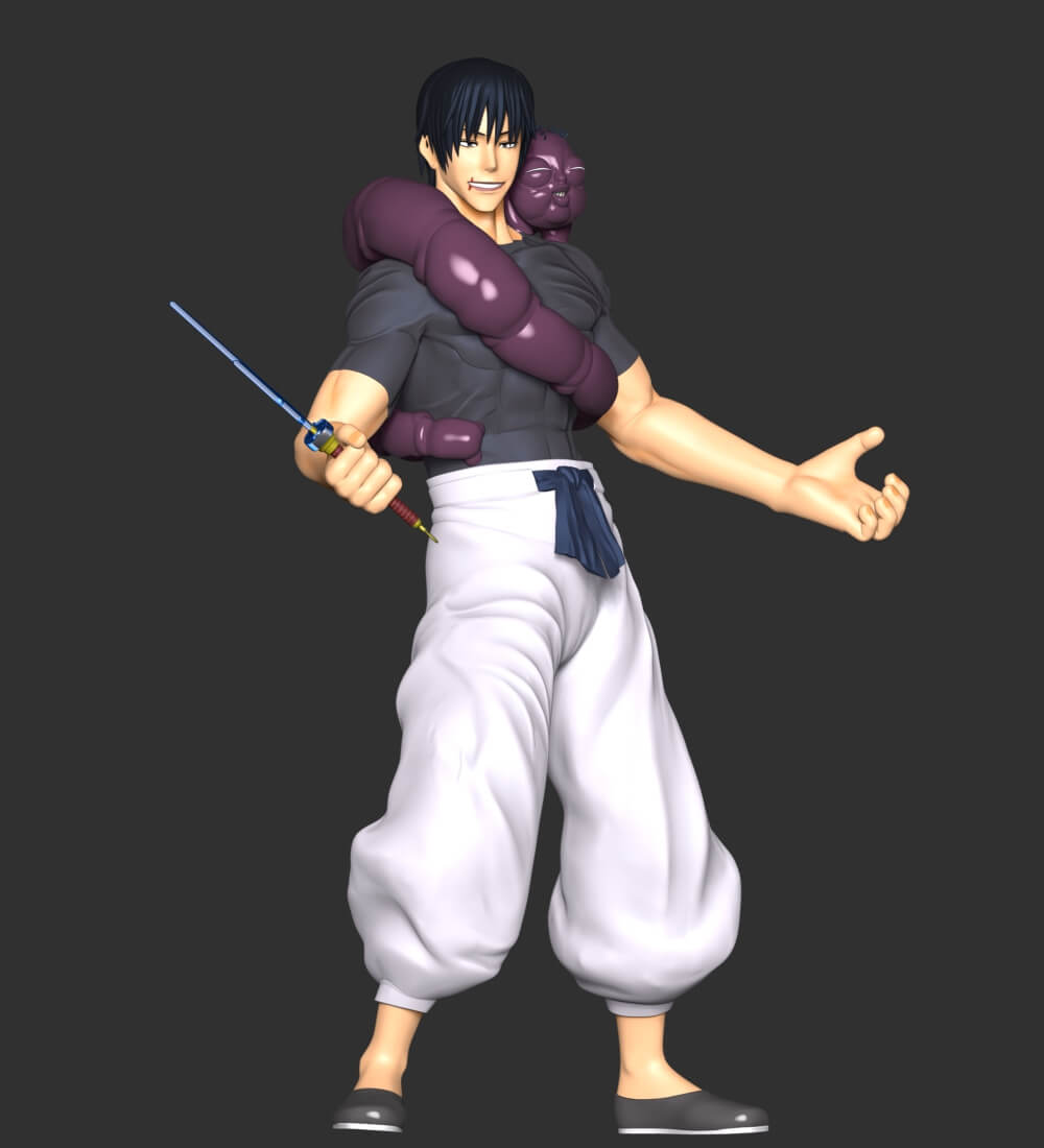 Toji Fushiguro - Jujutsu Kaisen 3D Model by lovemodel