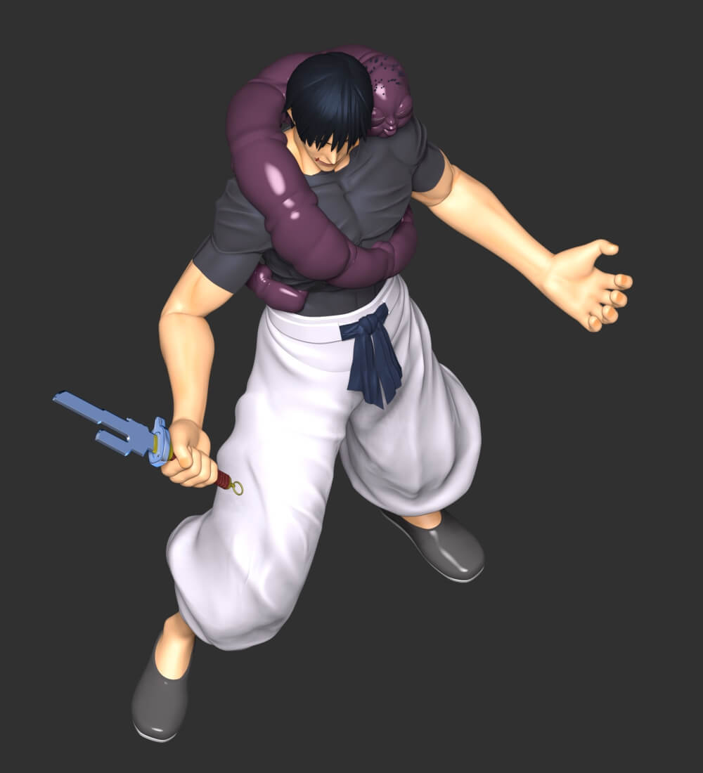 Toji Fushiguro - Jujutsu Kaisen 3D Model by lovemodel
