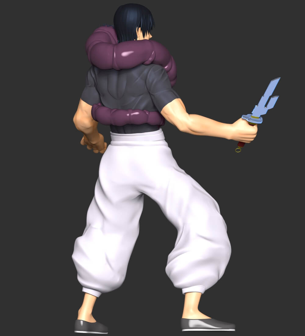 Toji Fushiguro - Jujutsu Kaisen 3D Model by lovemodel