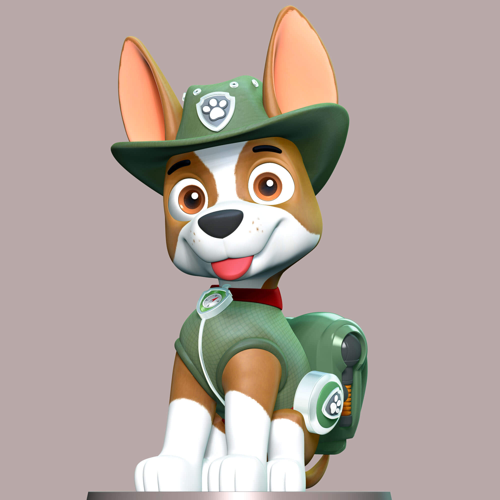 Tracker - Paw Patrol 3D Model by lovemodel
