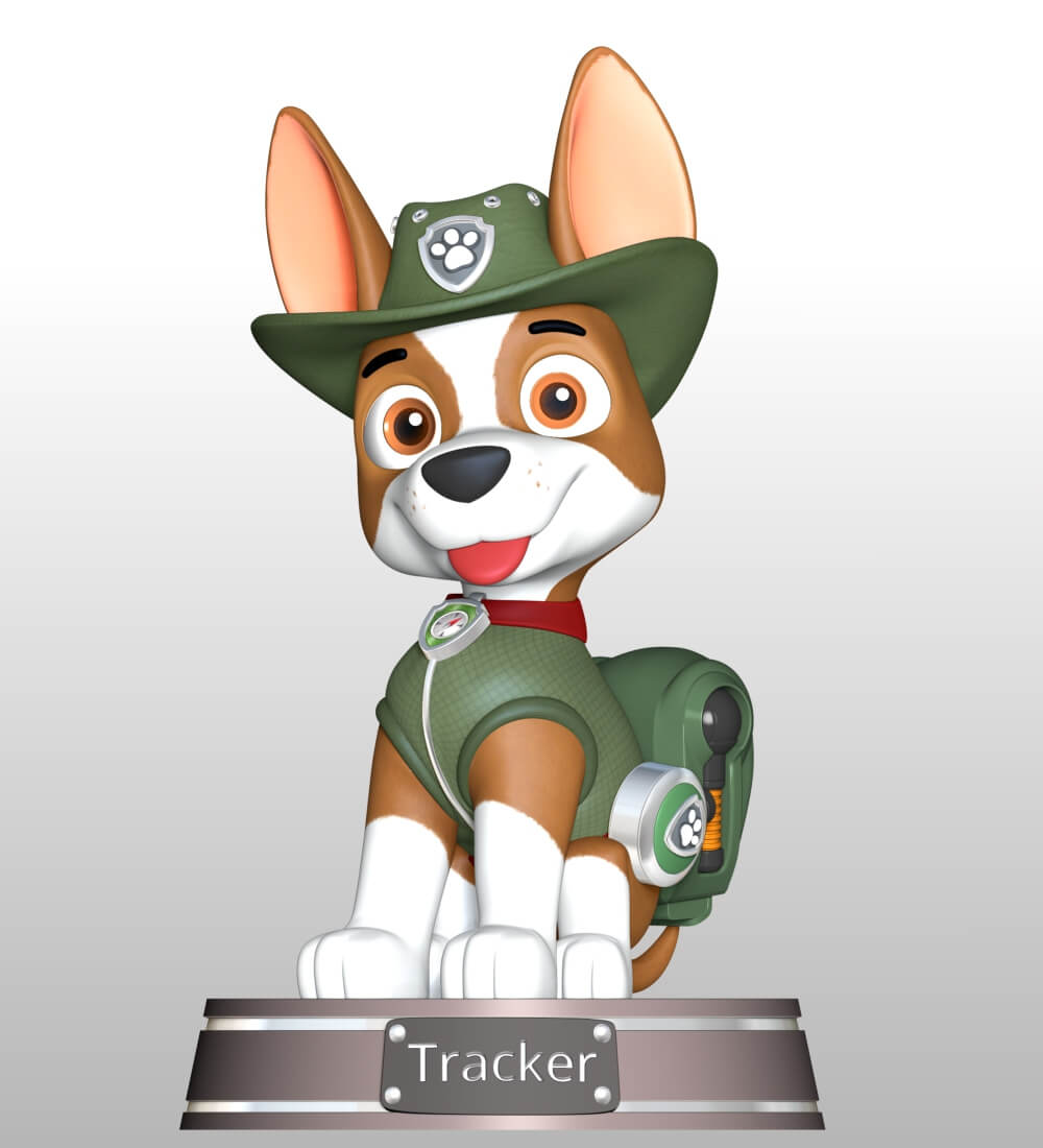 Tracker - Paw Patrol 3D Model by lovemodel