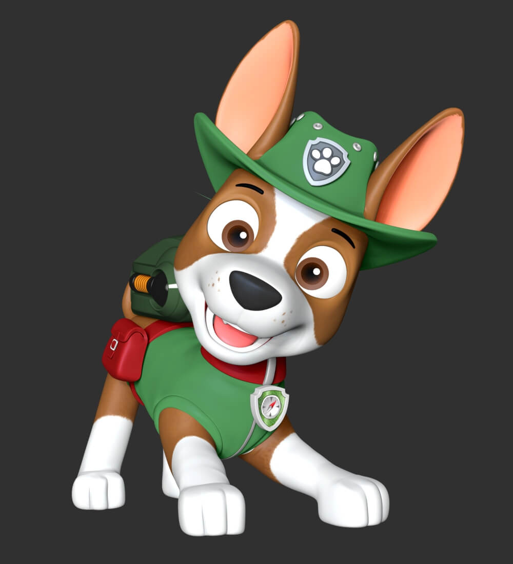 Tracker - Paw Patrol 3D Model by lovemodel