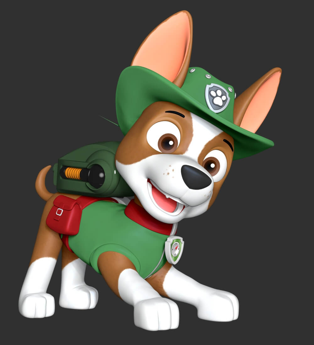 Tracker - Paw Patrol 3D Model by lovemodel