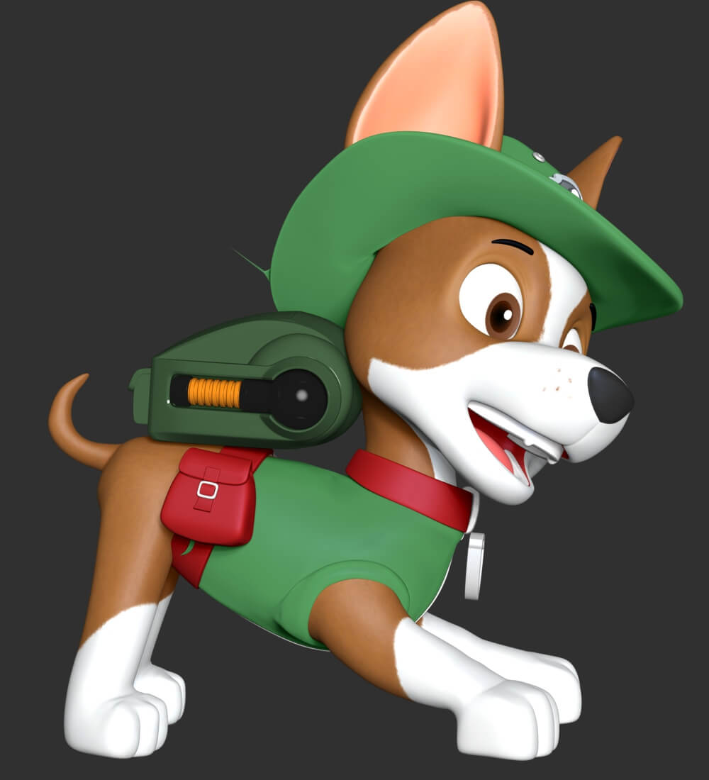 Tracker - Paw Patrol 3D Model by lovemodel