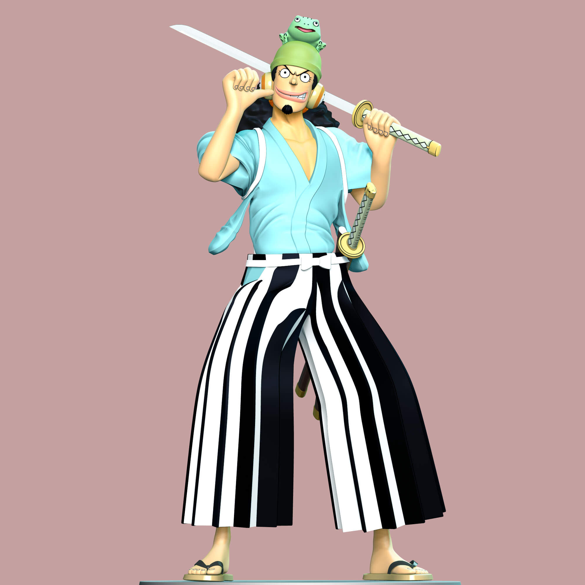 Usohachi - One Piece 3D Model by lovemodel