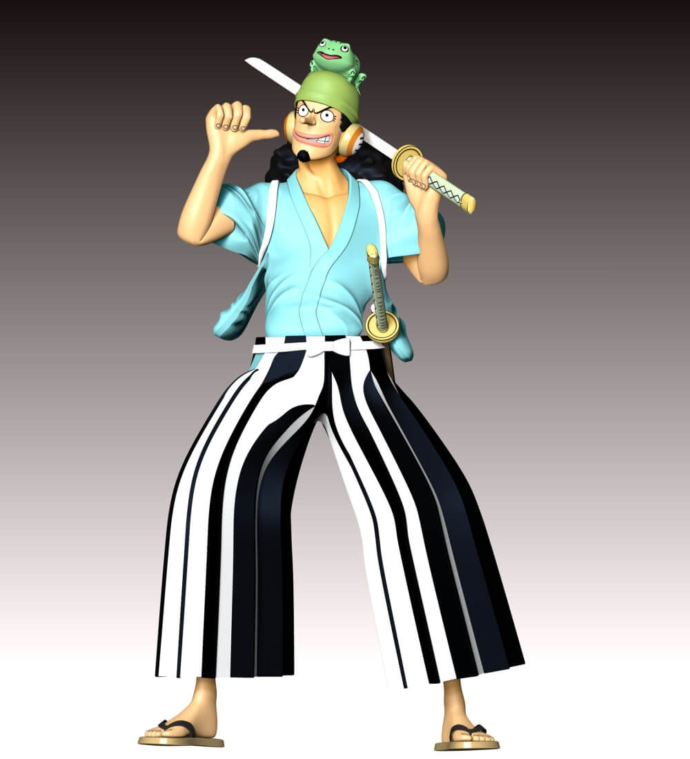 Usohachi - One Piece 3D Model by lovemodel