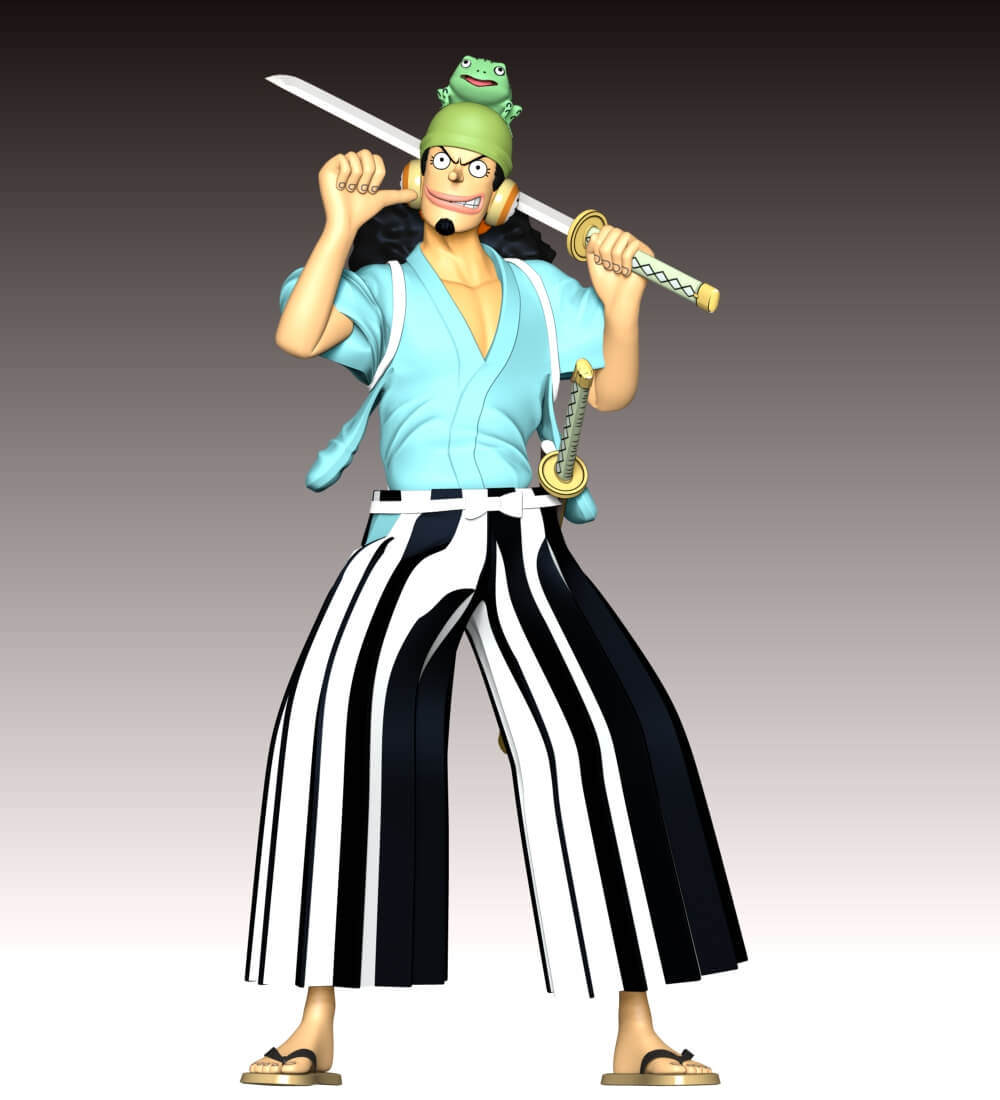 Usohachi - One Piece 3D Model by lovemodel