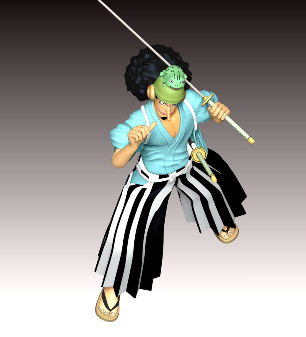 Usohachi - One Piece 3D Model by lovemodel