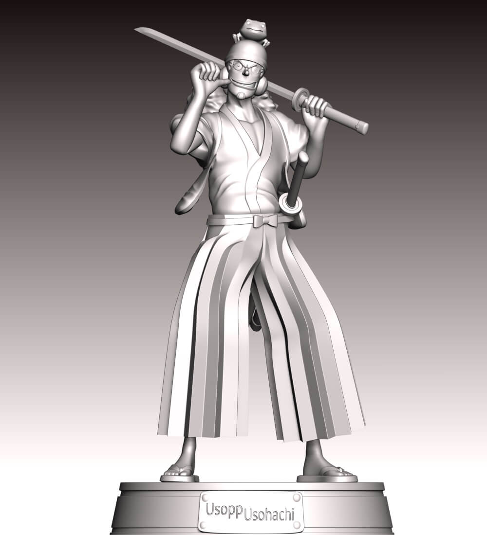 Usohachi - One Piece 3D Model by lovemodel