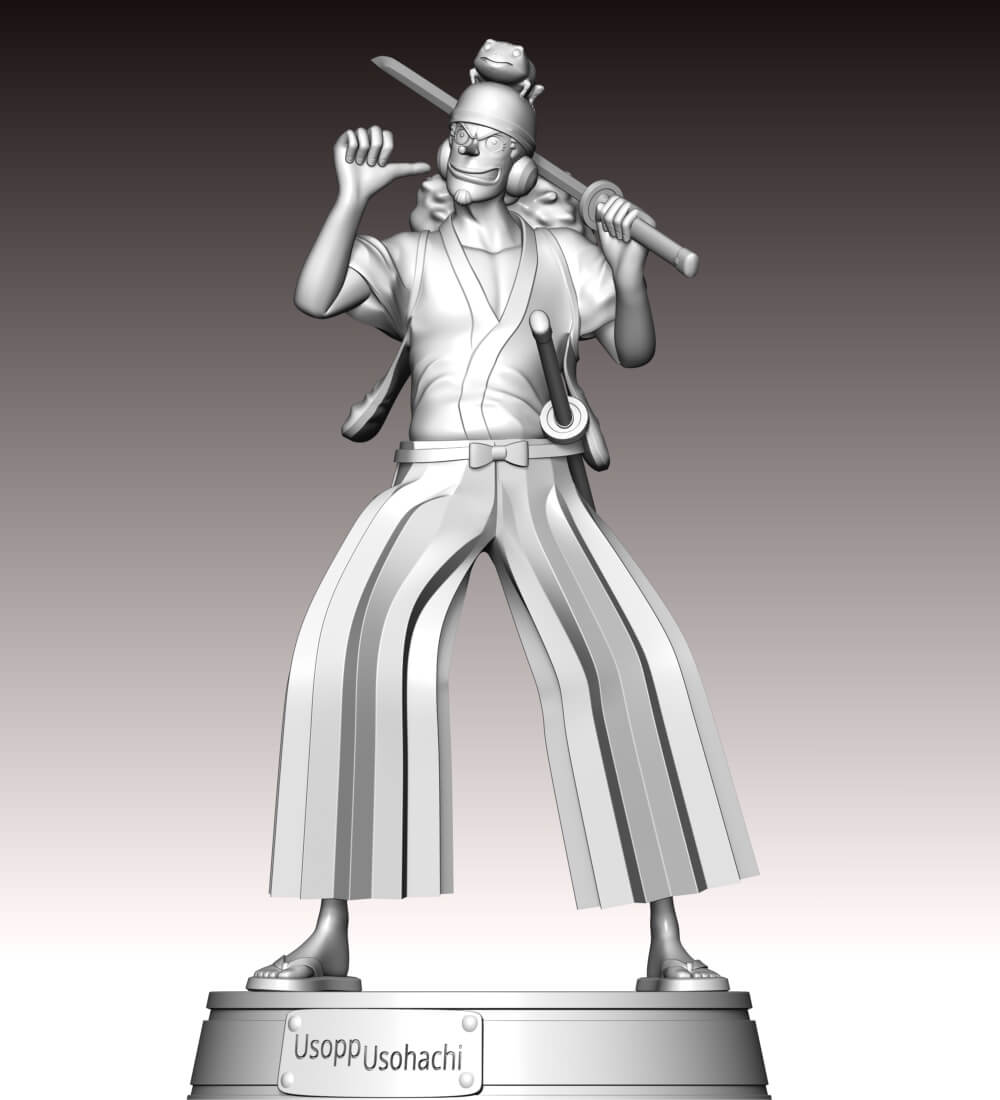 Usohachi - One Piece 3D Model by lovemodel