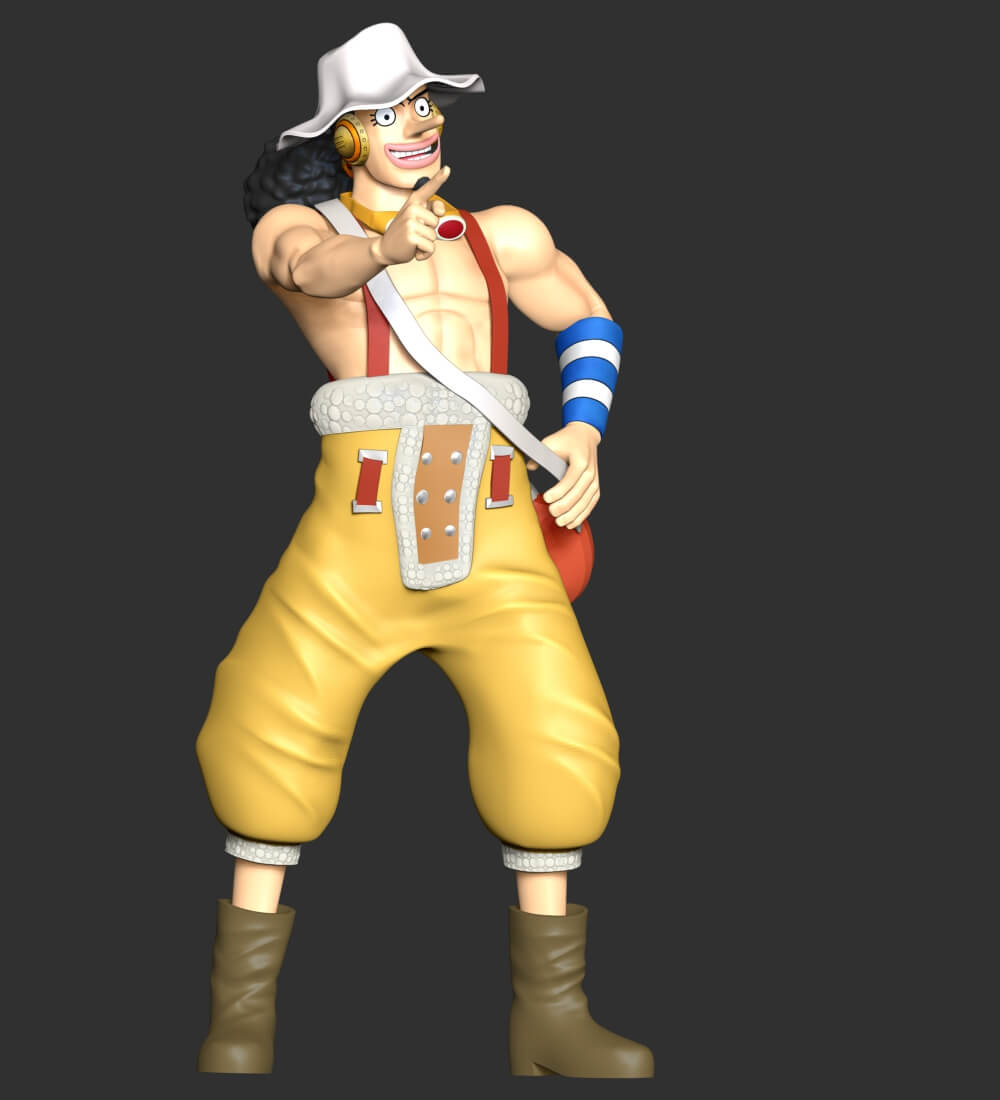Usopp - One Piece 3D Model by lovemodel