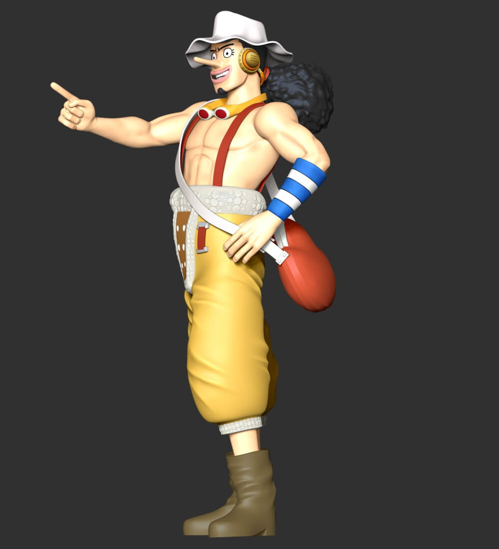 Usopp - One Piece 3D Model by lovemodel