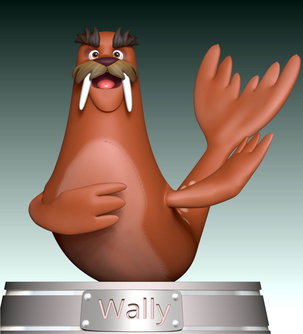 Wally - Paw Patrol 3D Model by lovemodel