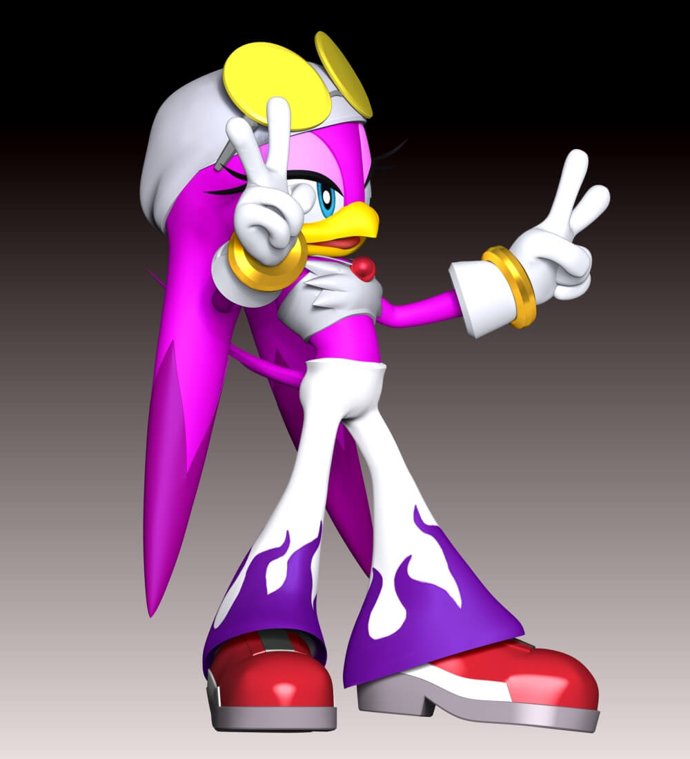 Wave the Swallow Fan Art - 3D Model by lovemodel