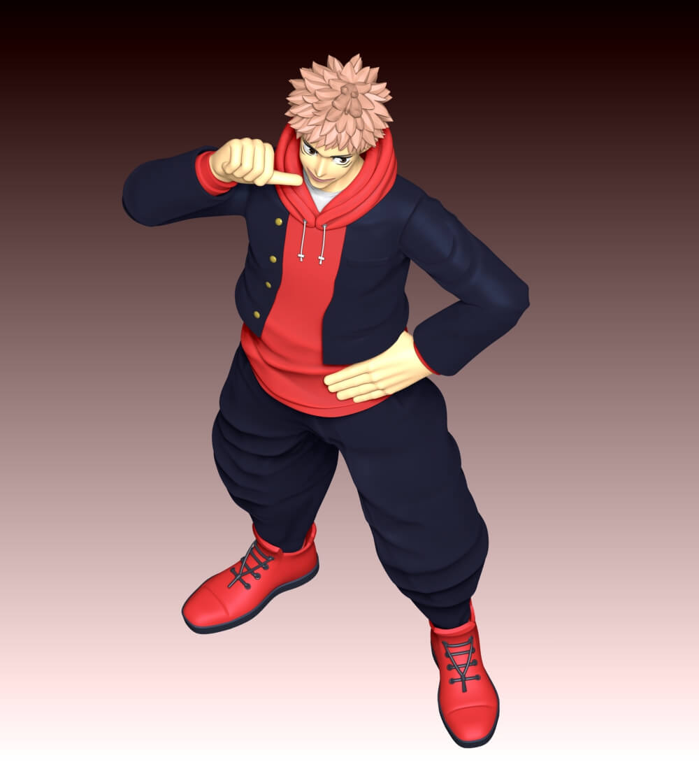 Yuji Itadori - Jujutsu Kaisen 3D Model by lovemodel