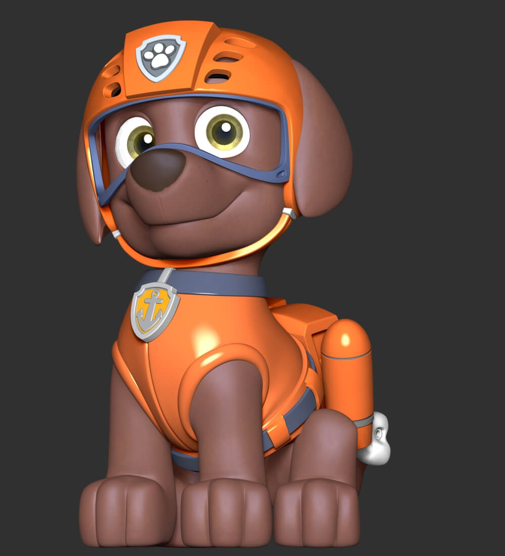 Zuma - Paw Patrol 3D Print Model by lovemodel