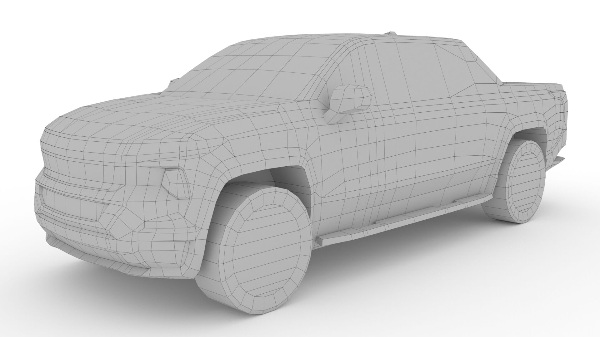 Chevrolet Silverado EV RST 2023 - 3D Model by LOWMOD