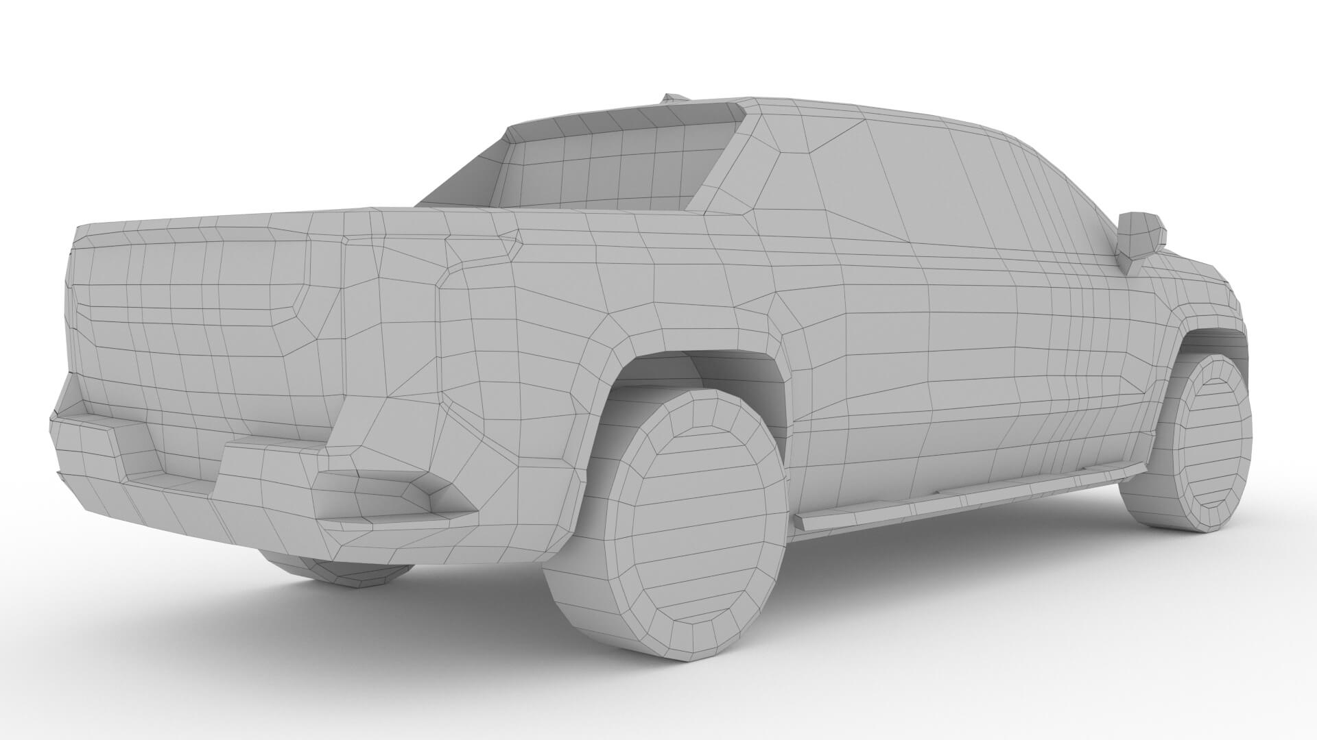 Chevrolet Silverado EV RST 2023 - 3D Model by LOWMOD