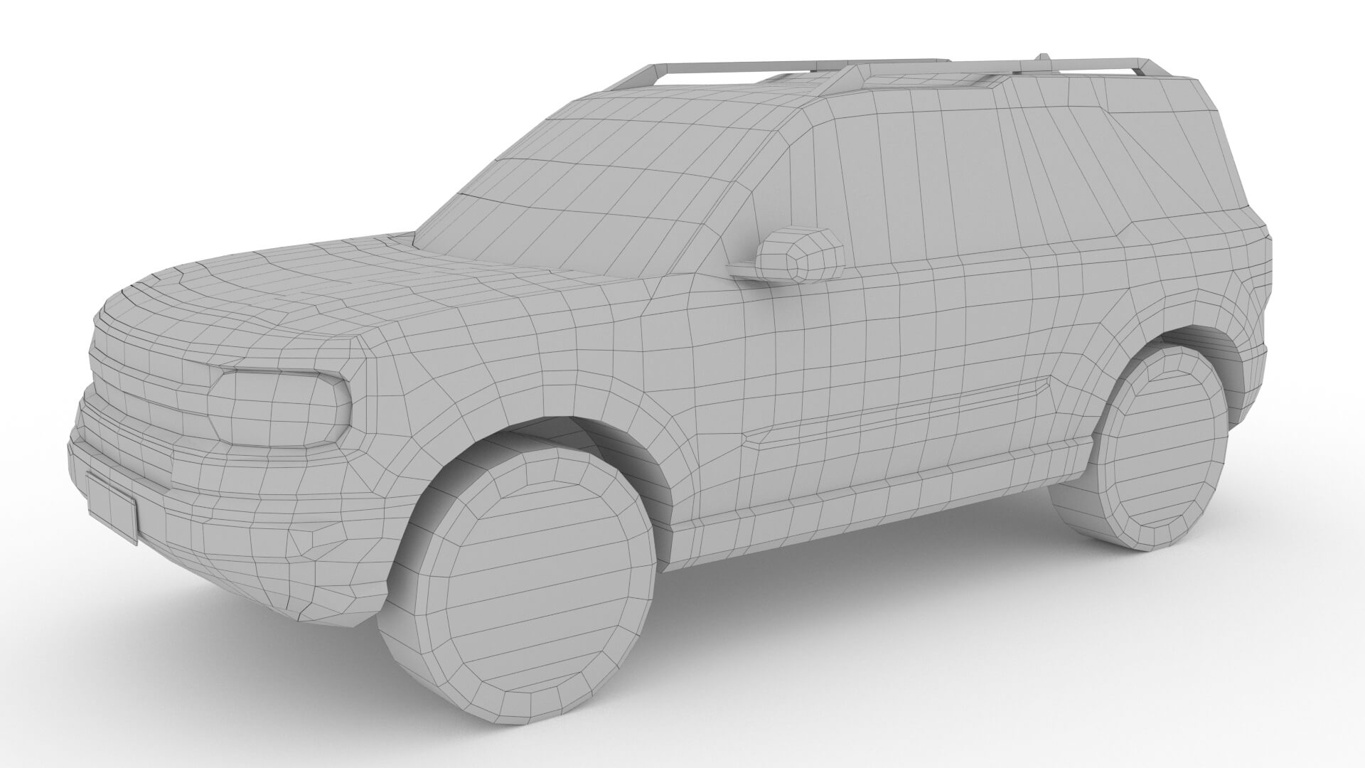 Ford Bronco 2023 - 3D Model by LOWMOD