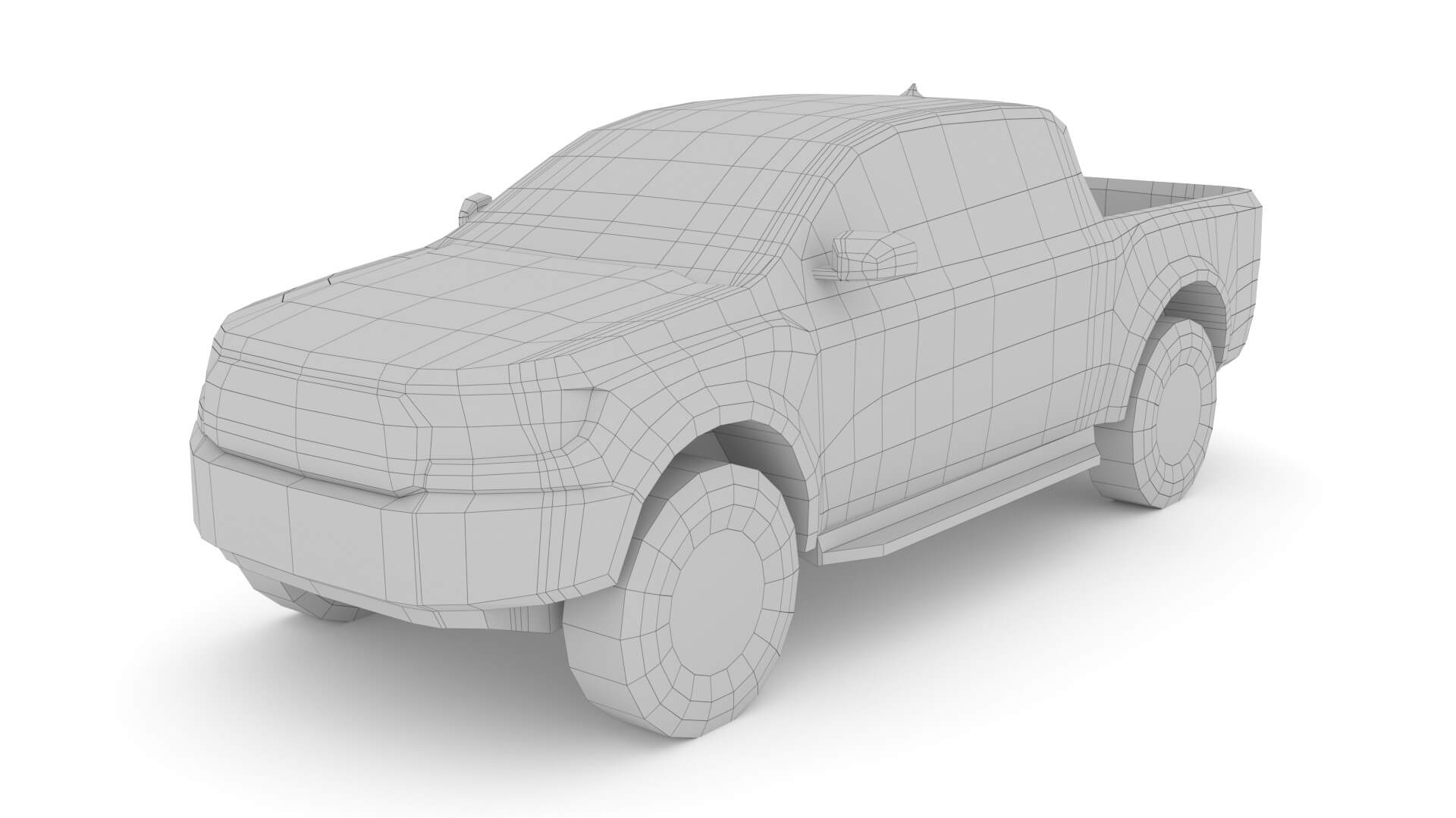 Ford Ranger Raptor 2021 - 3D Model by LOWMOD