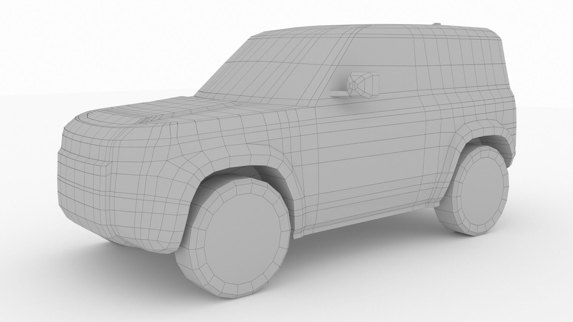 Land Rover Defender 90 2020 - 3D Model by LOWMOD