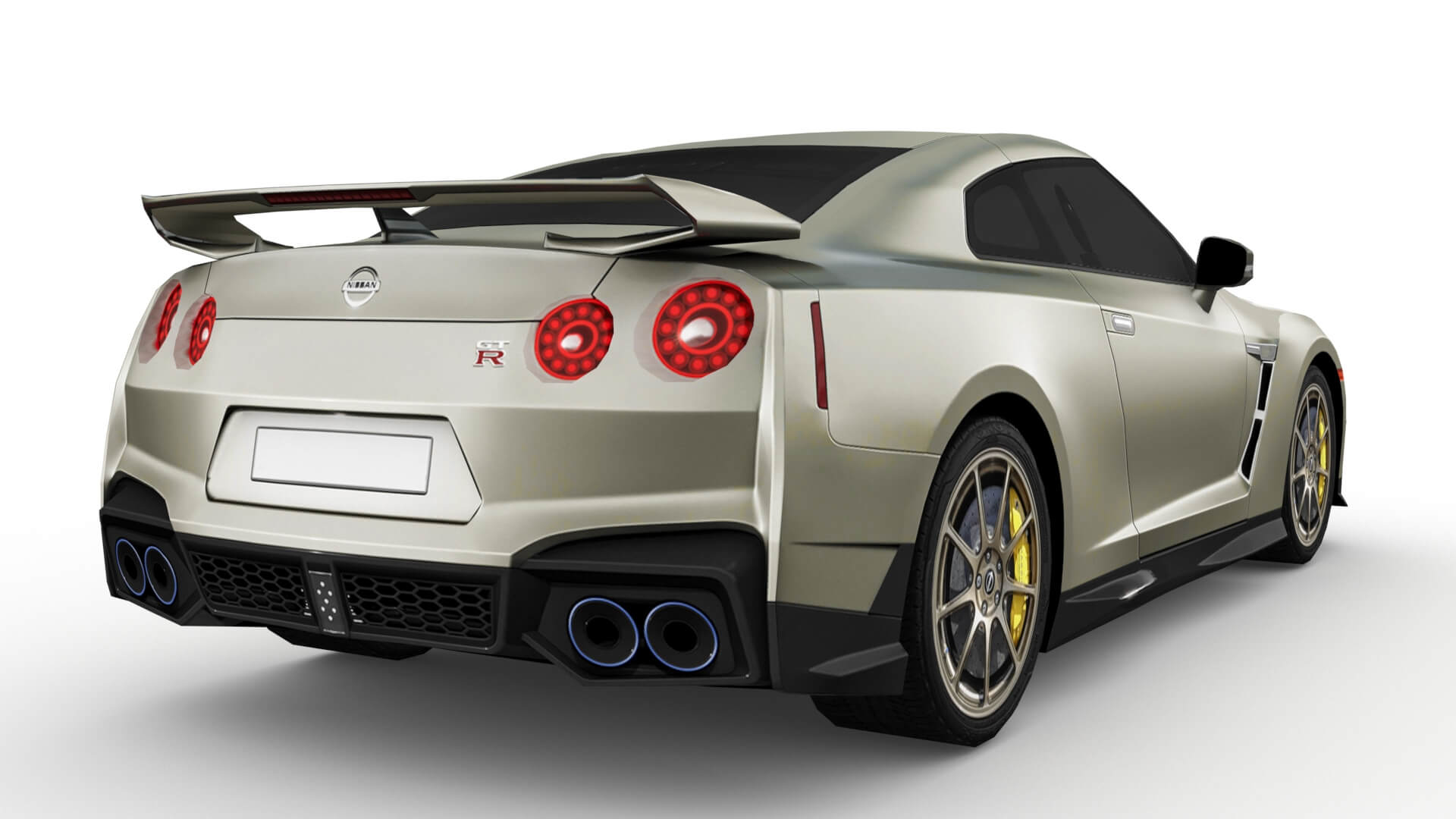 Nissan GT-R 2024 3D Model by LOWMOD