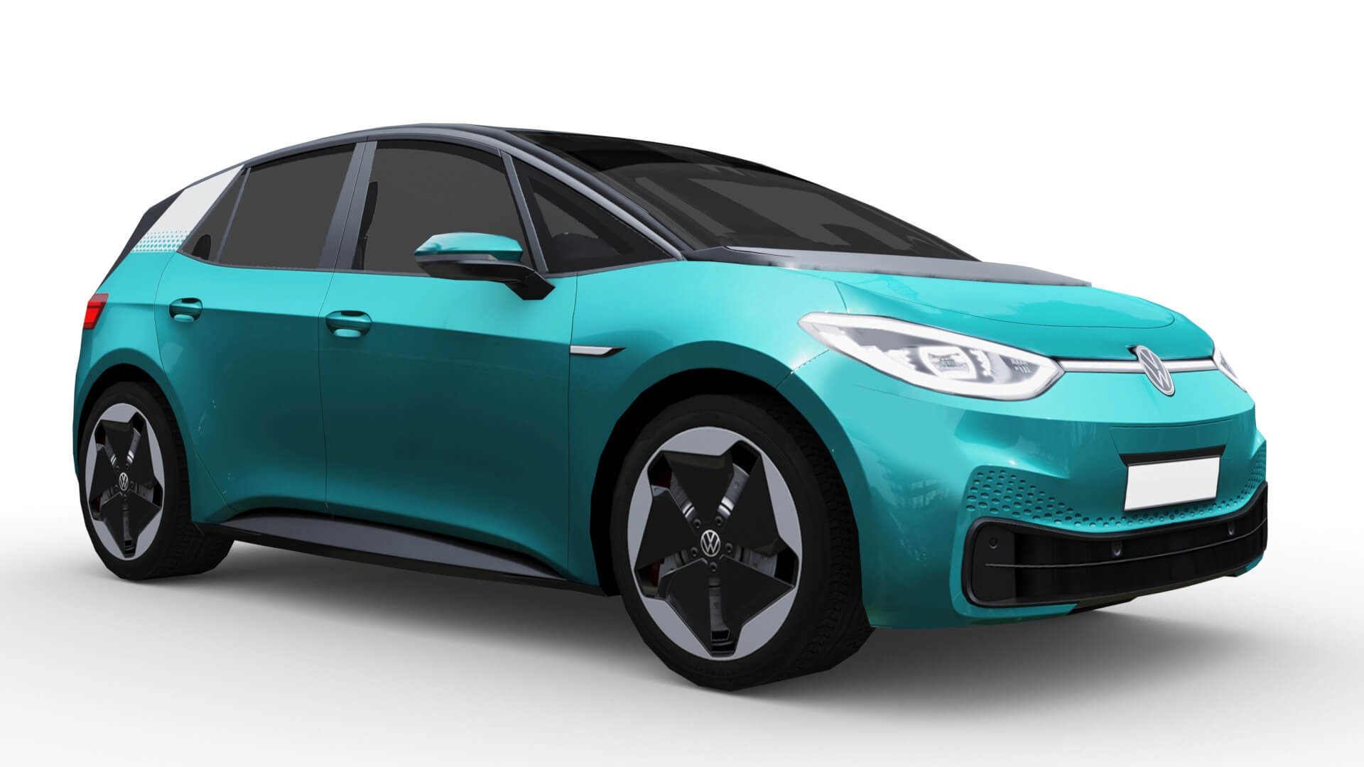 Volkswagen ID3 2020 - 3D Model by LOWMOD