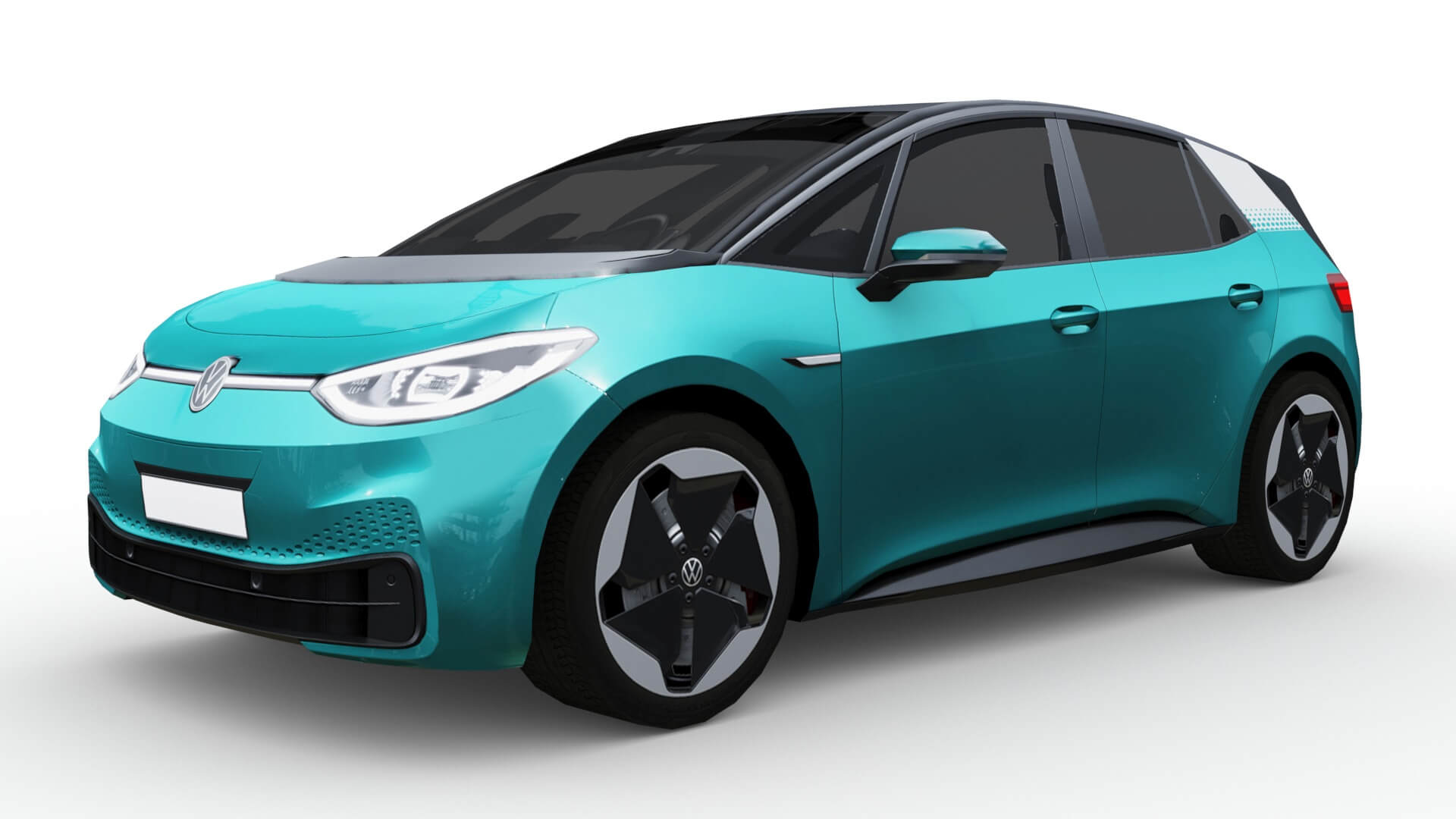 Volkswagen ID3 2020 - 3D Model by LOWMOD