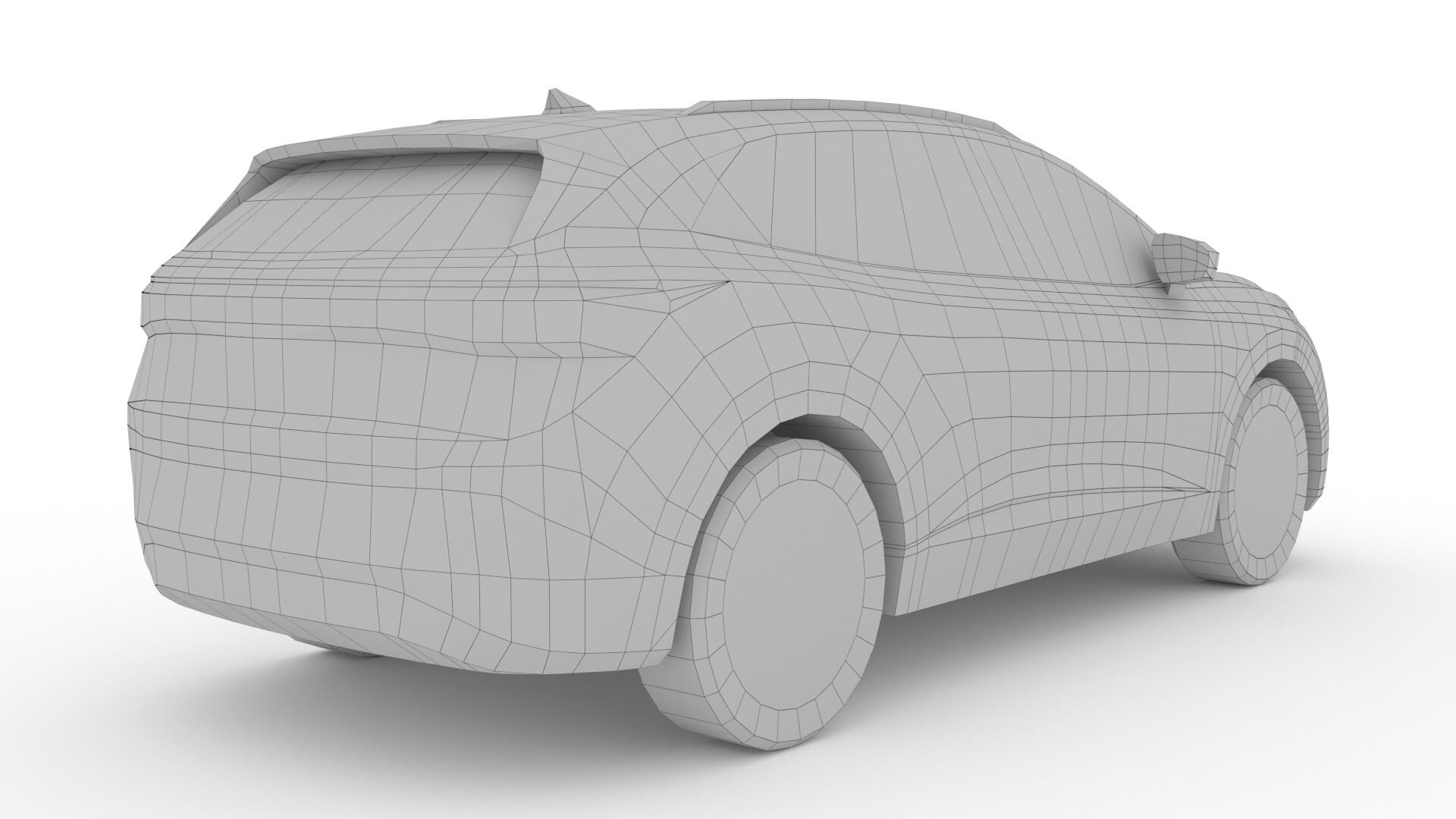 Volkswagen ID4 2021 - 3D Model by LOWMOD