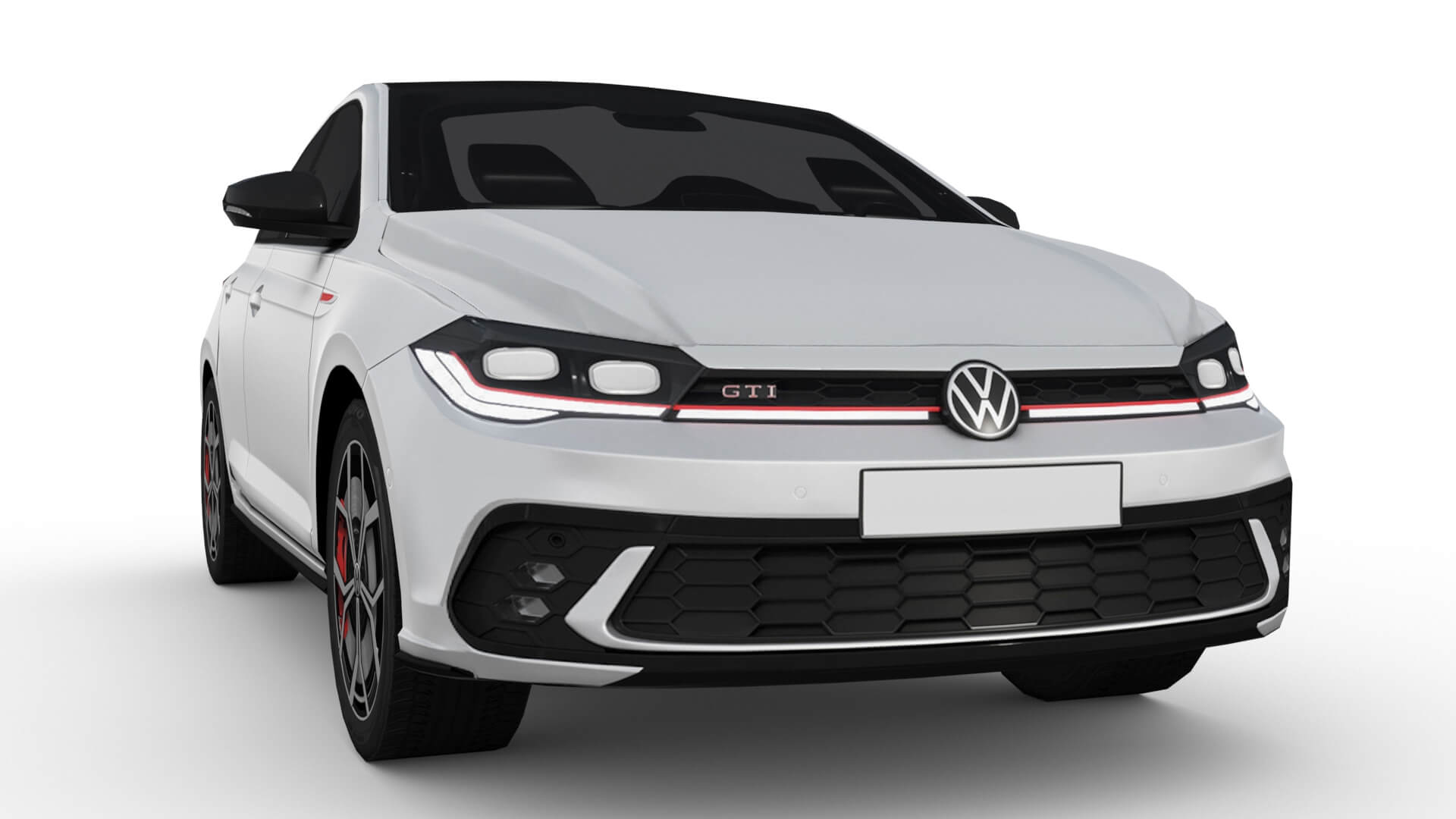 Volkswagen Polo GTI 2023 - 3D Model by LOWMOD